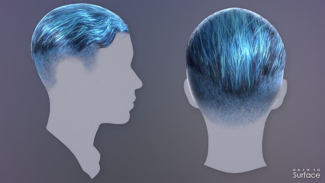 Eyosido Soft. - HairTG-Surface - Hair/Fur Procedural PBR Surfacing.